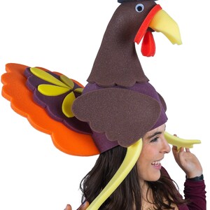 Thanksgiving Turkey Hat - Thanksgiving Gift - Turkey Day Hat ...
