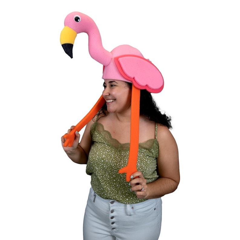 Foam Party Hats Flamingo Hat Flamingo Birthday Hat - Etsy