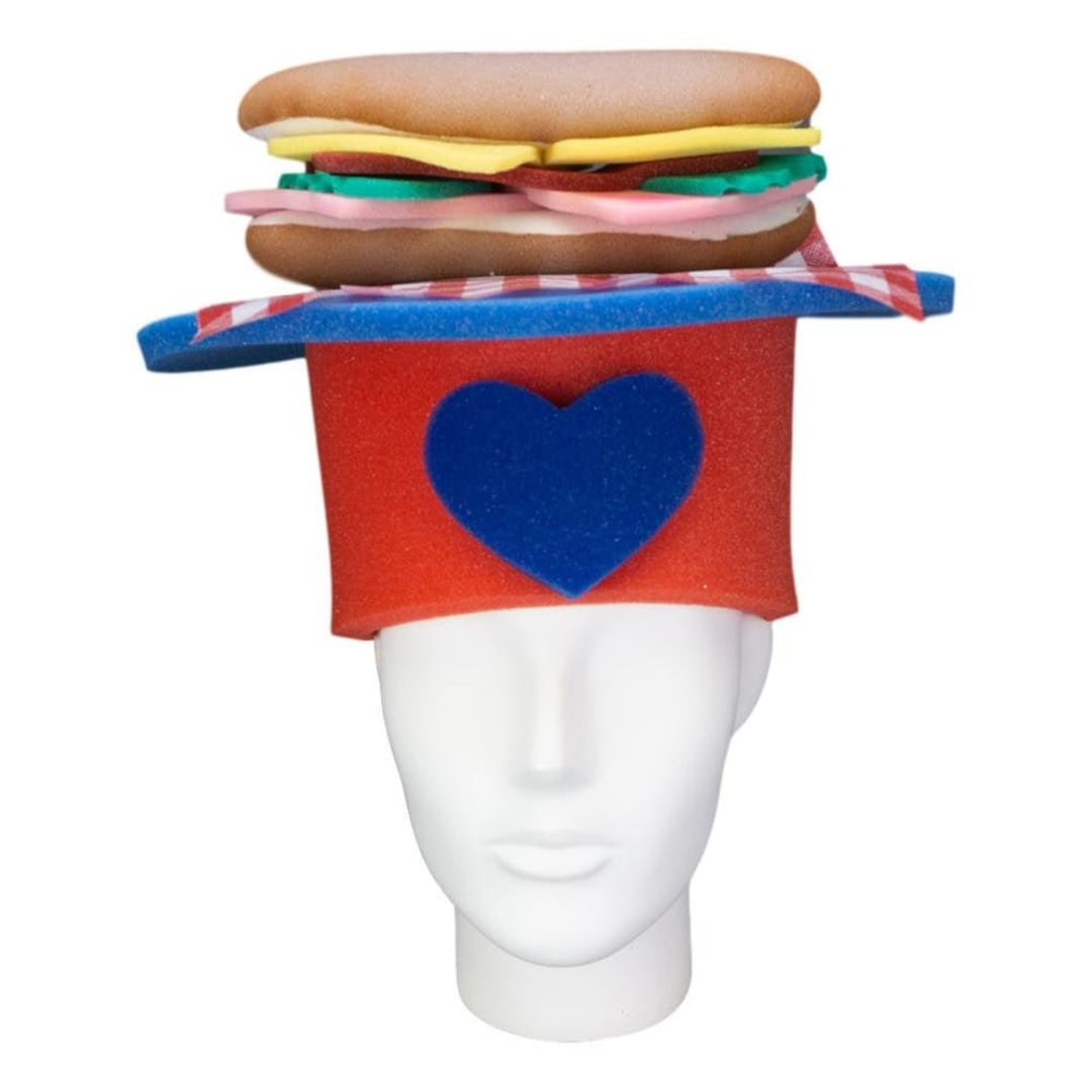 Foam Party Hats Panini Hat - Sandwich Party Hat - Personalized Gift Hat ...