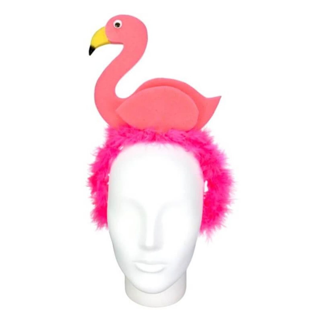 Foam Party Hats - Flamingo Headband - Flamingo Birthday Headband ...