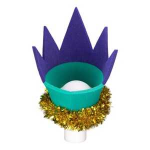 Mardi Gras Crown Hat - Mardi Gras Outfit - New Orleans Party Hat ...
