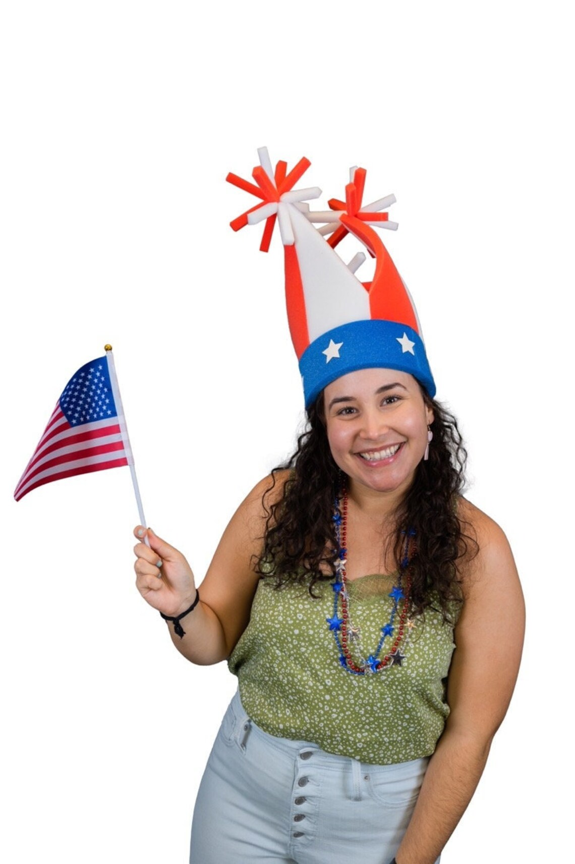Foam Party Hats: Funny Silly Men & Women Patriotic Uncle Sam - Etsy