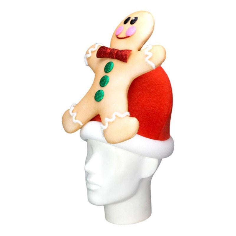 Foam Party Hats Gingerbread Man Hat Ginger Bread Man Hat - Etsy