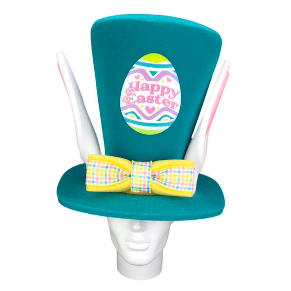 Foam Party Hats Easter Top Hat - Happy Easter Hat - Rabbit Mask Hat ...