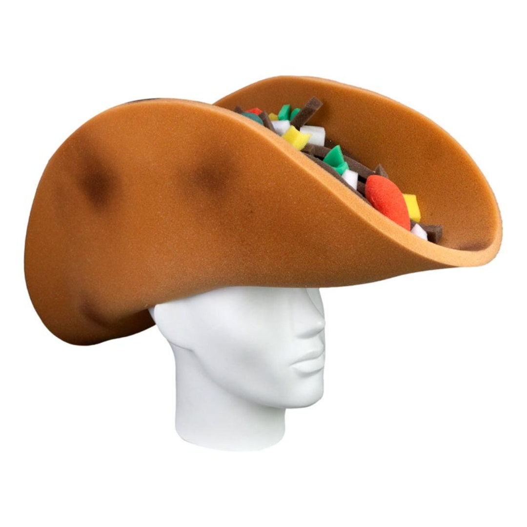Giant Taco Hat Cinco De Mayo Hat Food Hat Mexican Hat Holiday Hat - Etsy