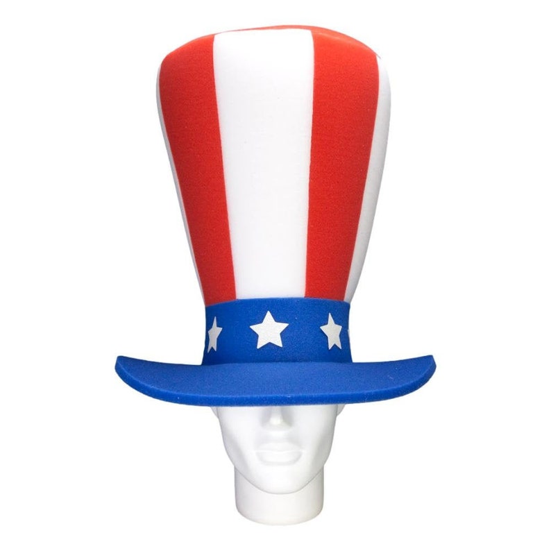 Foam Party Hats: Funny Silly Mens Patriotic Uncle Sam USA | Etsy