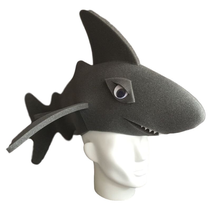Foam Party Hats Shark Hat Handmade Shark Hat Custom Shark | Etsy