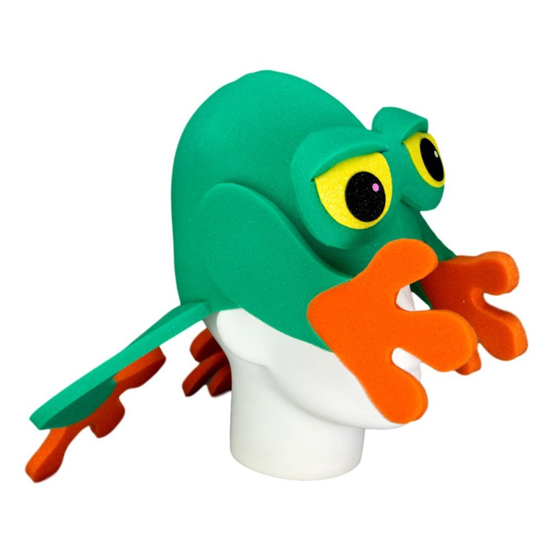 Foam Party Hats Frog Hat Green Frog Hat Toad Party Hat - Etsy