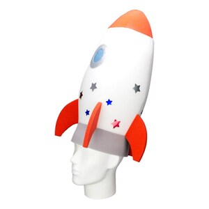 Foam Party Hats Rocket Hat - Space Party Hat - NASA Hat - Galaxy Party ...