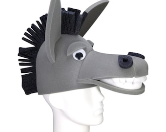 Donkey Paper Crown Animal Paper Hat for Kids Instant - Etsy