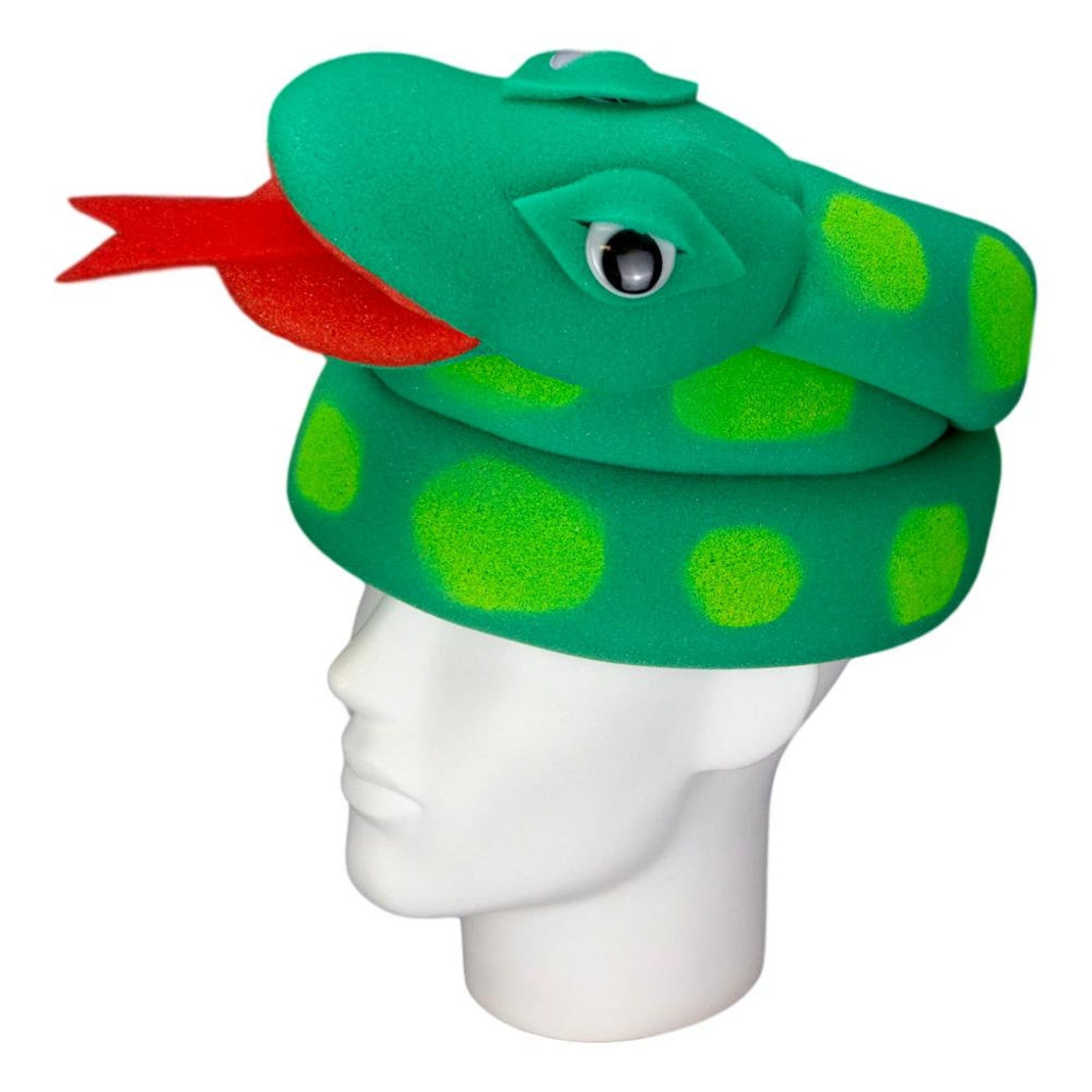 Foam Party Hats Snake Hat - Serpent Party Hat - Snake Headpiece ...