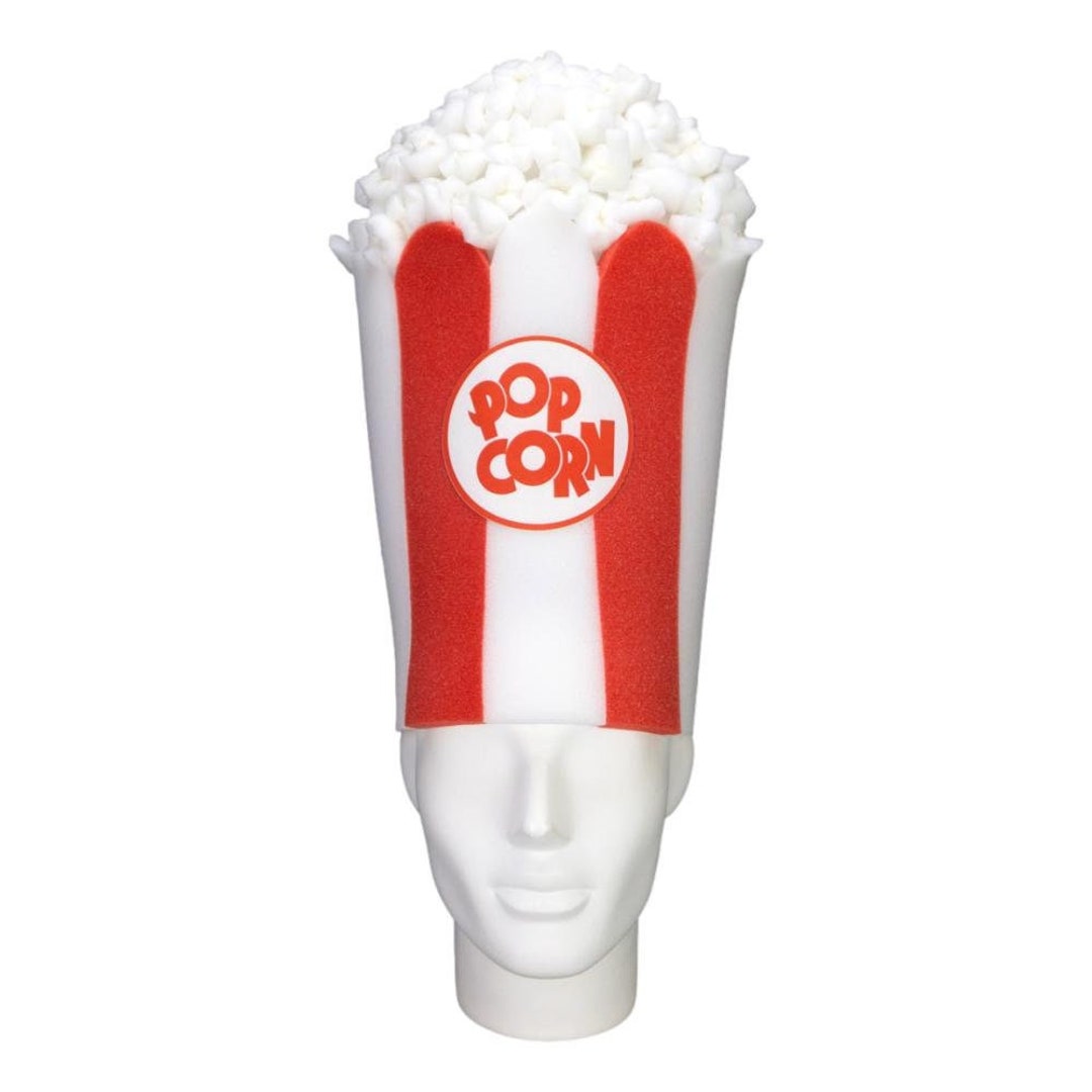 Foam Party Hats Popcorn Hat - Popcorn Bag Hat - Ready to Popcorn Hat ...