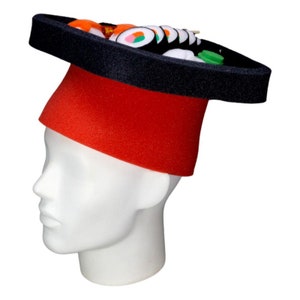 Foam Party Hats Sushi Box Hat - Sushi Headband - Foodie Gift Headband ...