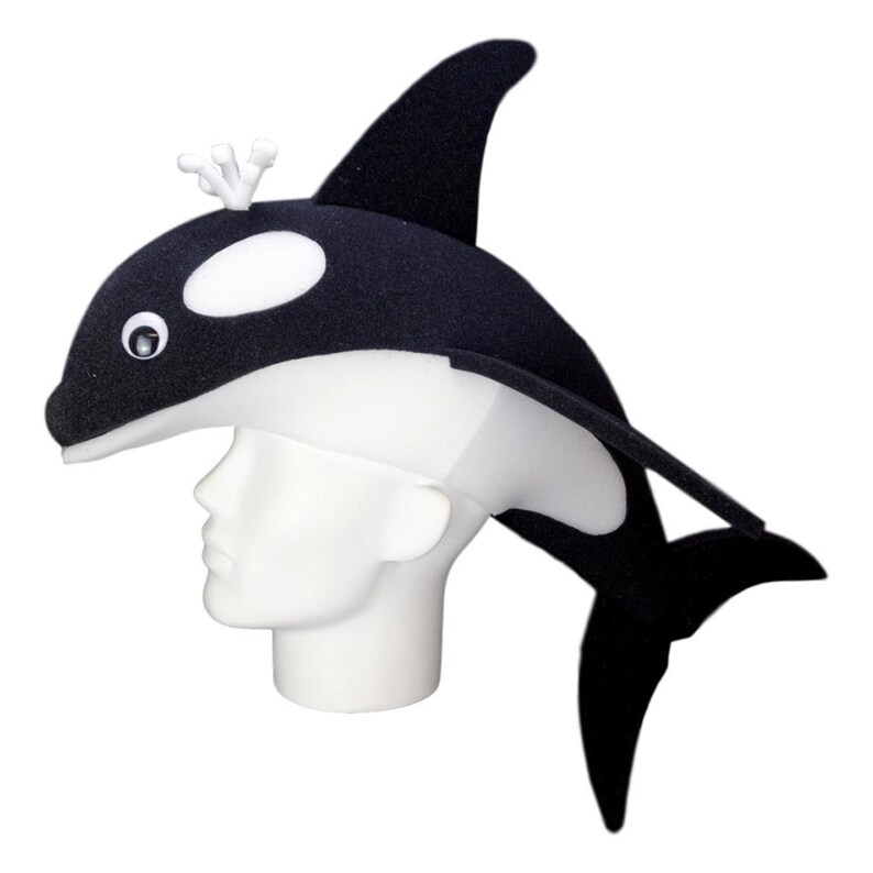 Foam Party Hats Killer Whale Hat Orca Party Hat Nautical - Etsy