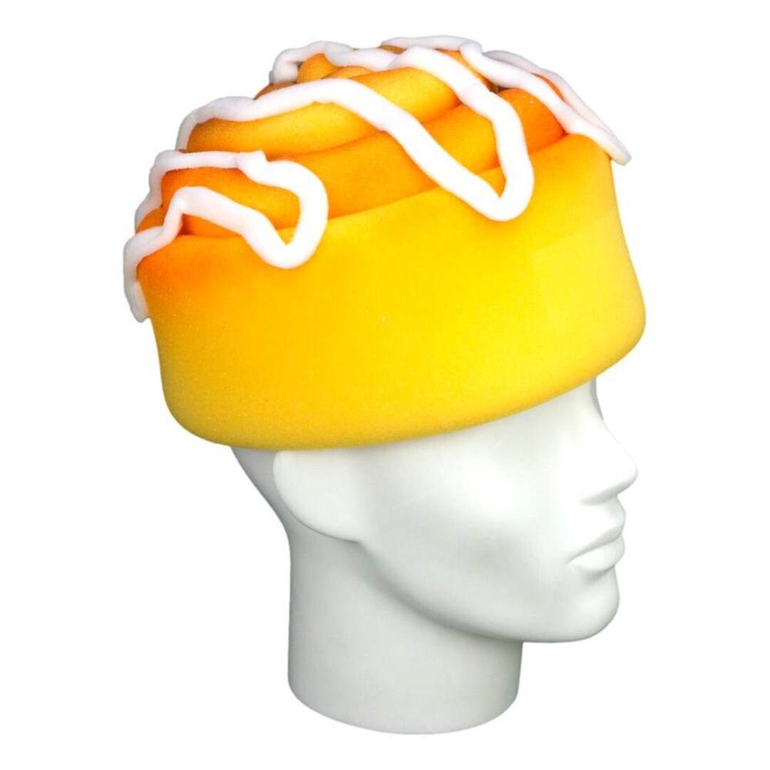 Foam Party Hats Cinnamon Bun Hat - Sweet Pastry Hat - Food Party Hat ...
