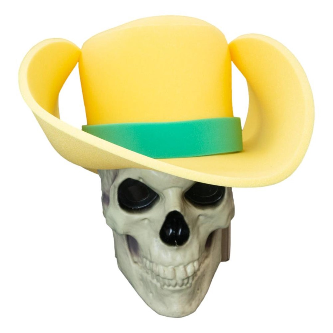 Foam Party Hats 12 Ft Skeleton Giant Cowboy Hat - 12 Ft Skeleton Giant ...
