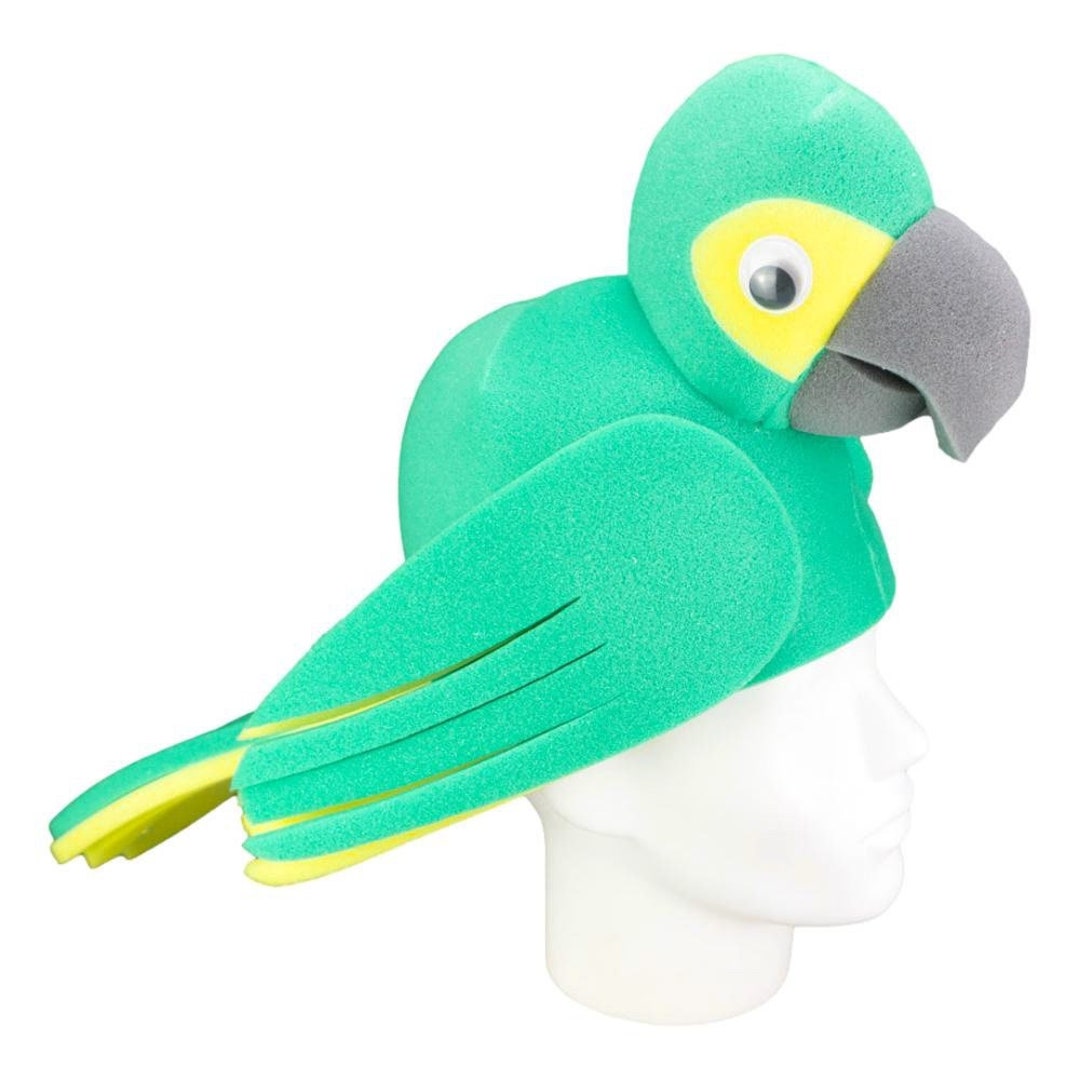 Foam Party Hats Parrot Hat - Handmade Parrot Hat - Parrot Party Hat ...