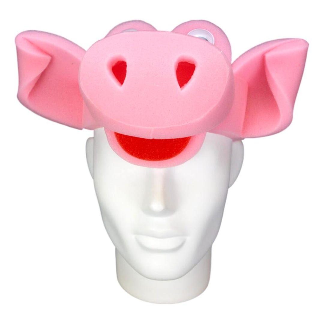 Foam Party Hats Pig Headband - Peppa Pig Headband - Pig Party Headband ...