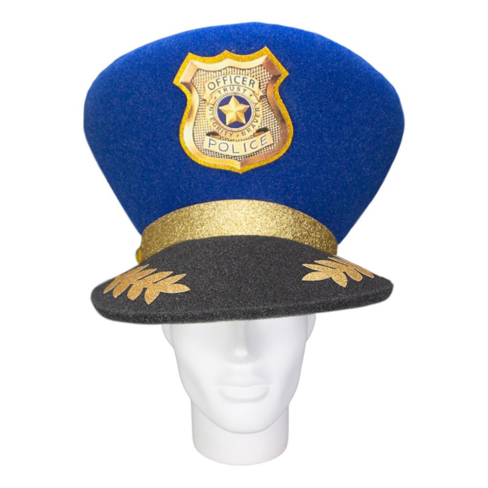 Foam Party Hats Giant Police Hat Police Officer Gift Hat | Etsy