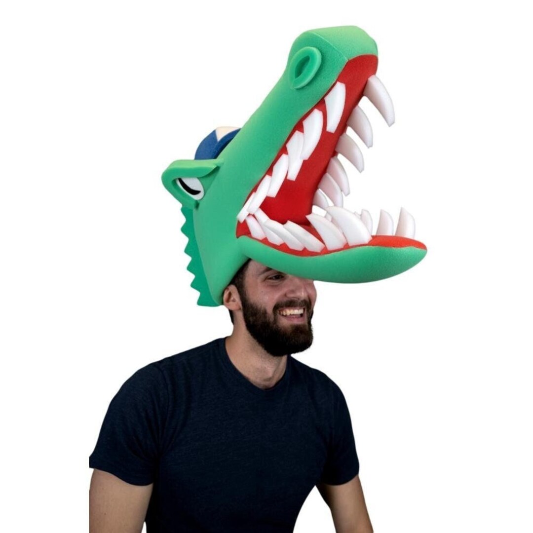 Foam Party Hats: Alligator Hat - Mascot Hat - Crocodile Costume ...