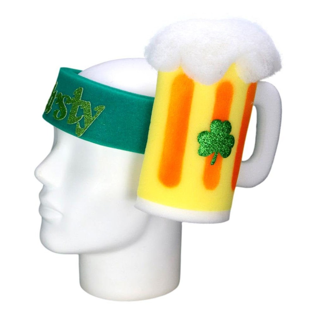 St Patrick's Beer Mug Headband Saint Patricks Day - Etsy