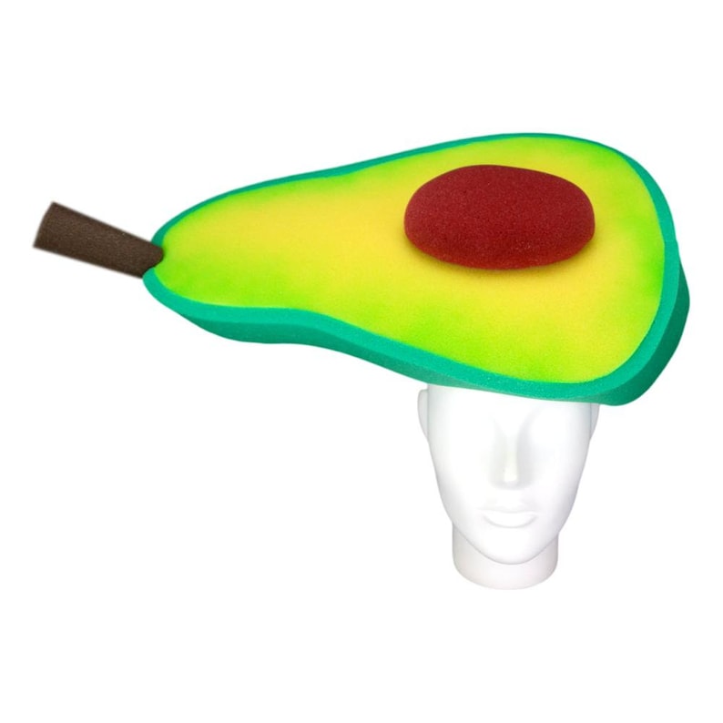 Foam Party Hats Avocado Hat Avocado Art Hat Avocad Party | Etsy