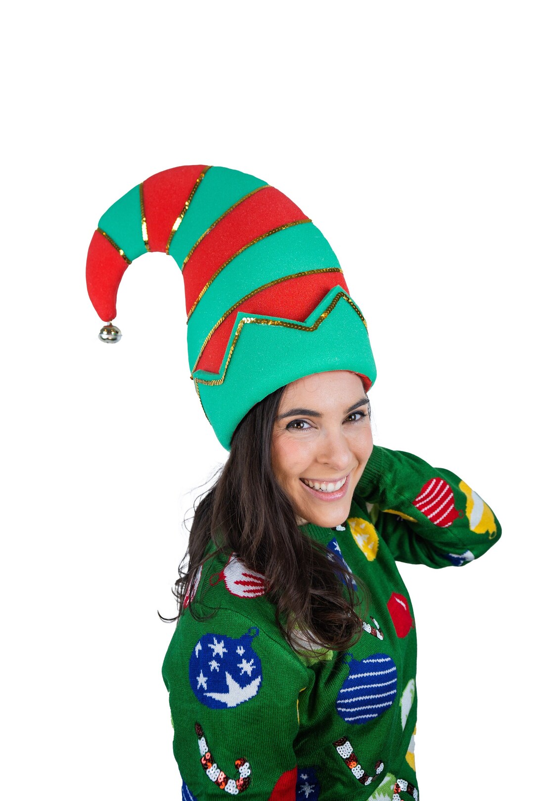 Foam Party Hats Christmas Elf Hat - Elf Costume Hat - Christmas Dress ...