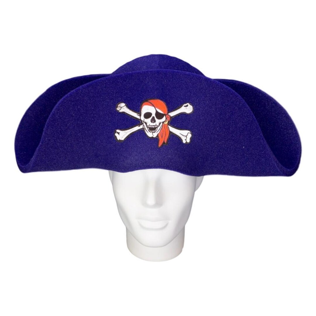 Foam Pirate Hat - Simple Pirate Hat - Pirate Cosplay Hat - Pirate Patch ...
