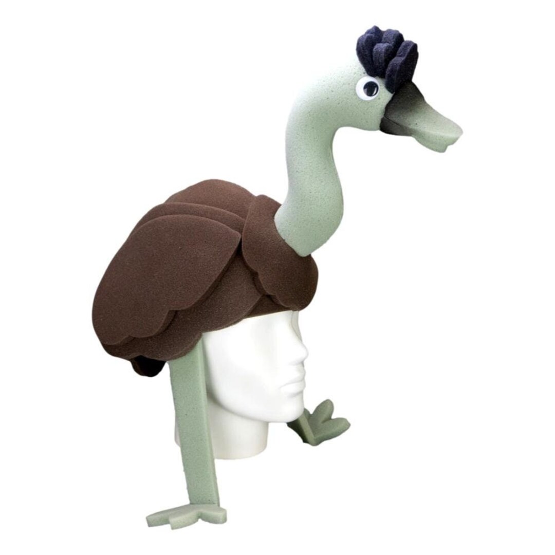 Foam Party Hats: Emu Hat - Handmade Emu Hat - Emu Party Hat - Animal ...