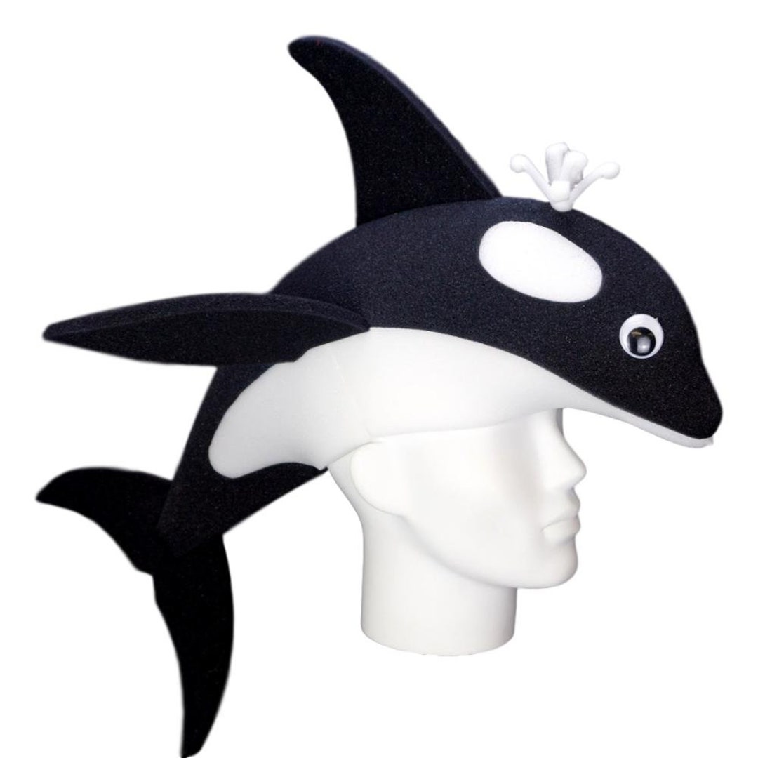 Foam Party Hats Killer Whale Hat Orca Party Hat Nautical Decor Hat ...