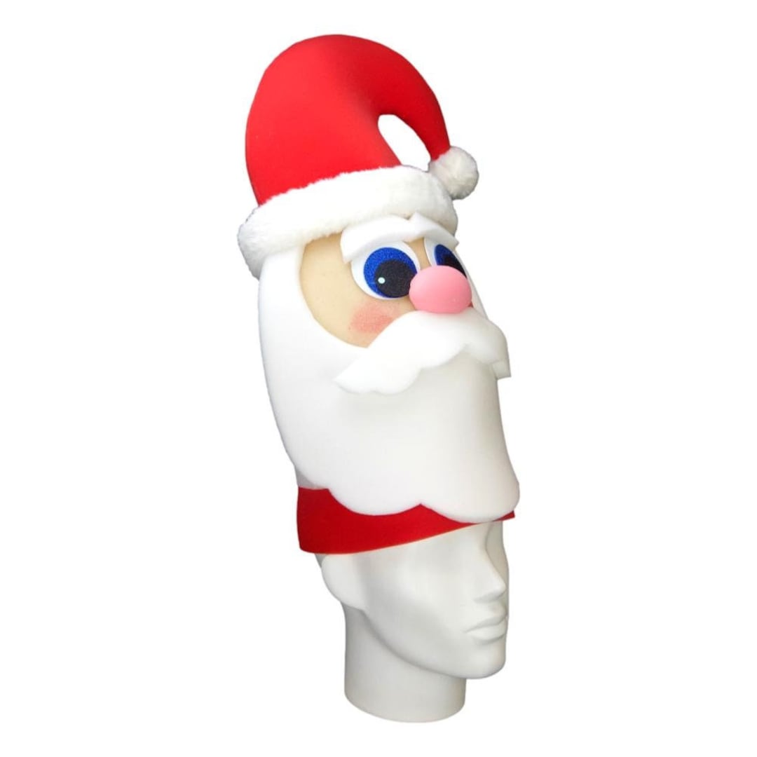 Foam Party Hats Christmas Santa Hat - Santa Chimney Hat - Santa Claus ...