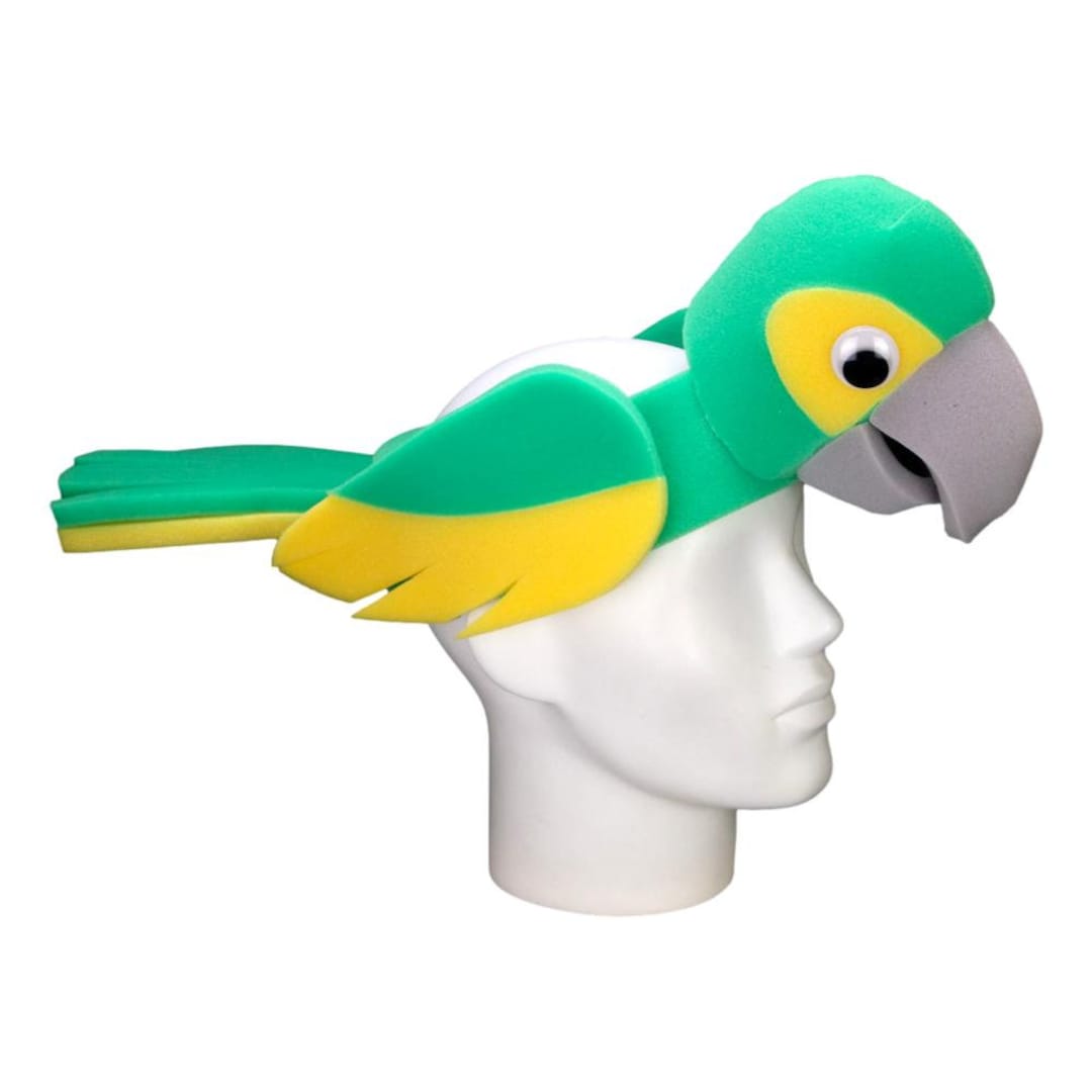 Foam Party Hats Parrot Headband - Handmade Parrot Headband - Parrot ...
