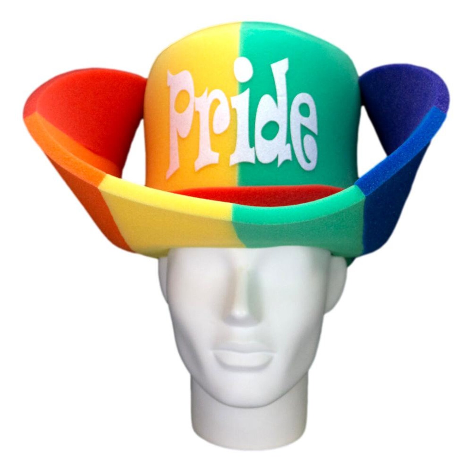 Foam Party Hats: Giant Cowboy Pride Hat Gay Pride Hat - Etsy