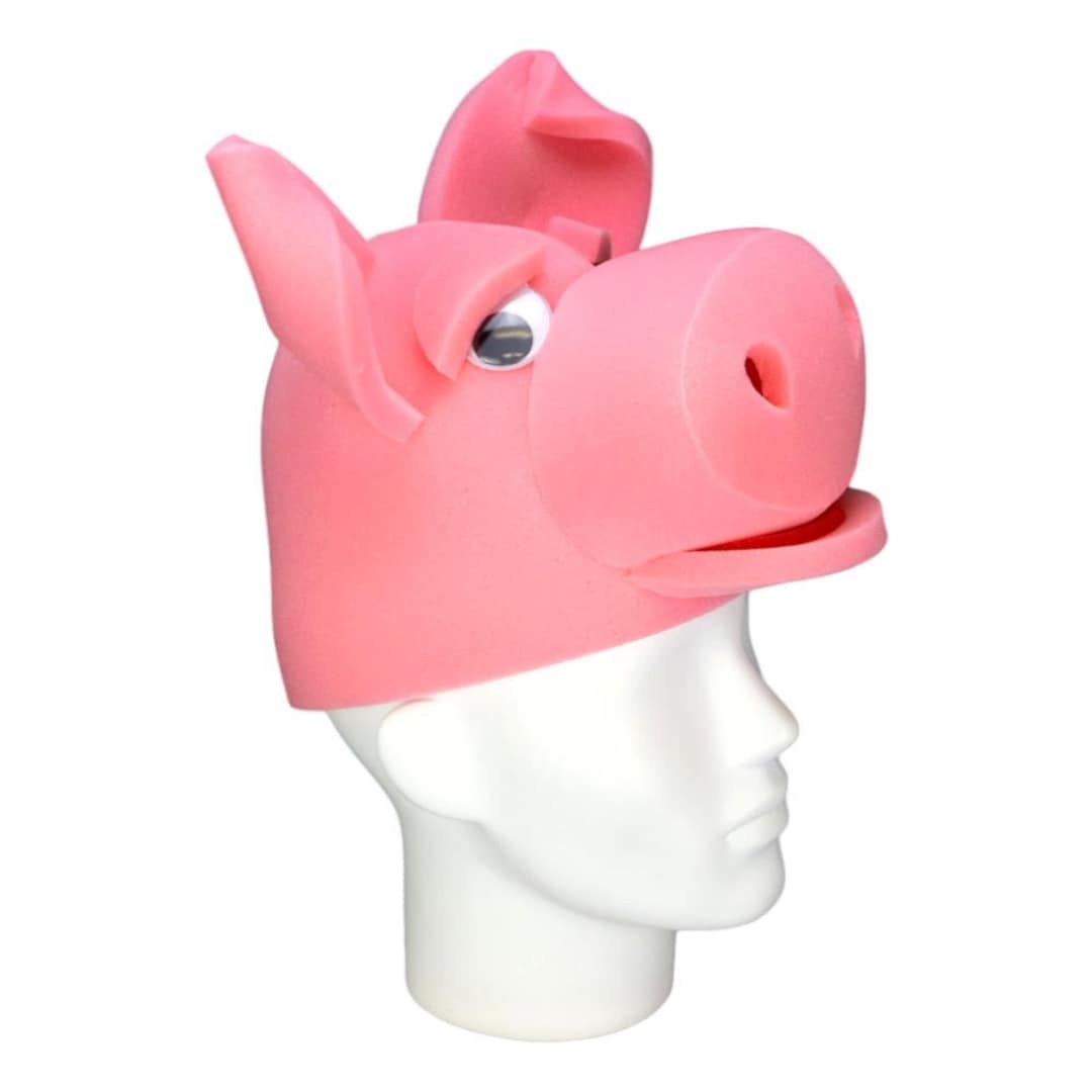 Foam Party Hats Pig Hat - Peppa Pig Hat - Pig Party Hat - Pig Gift Hat ...