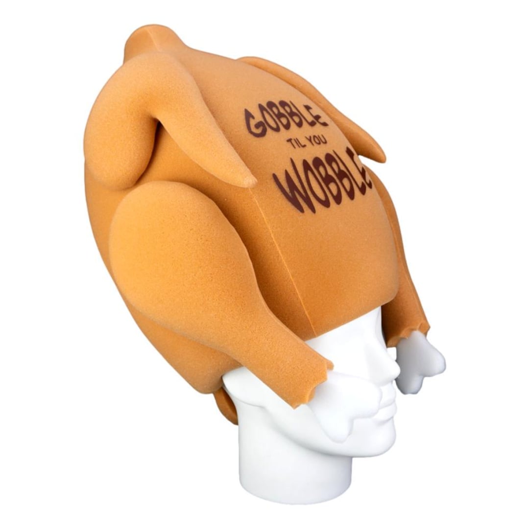 FOAM PARTY HATS: Custom Turkey Meal Hat - Thanksgiving Gift - Turkey ...