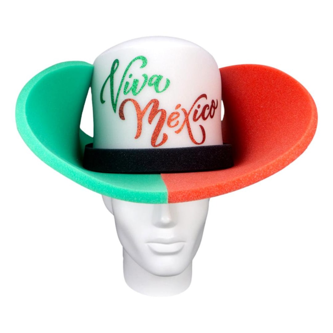 Foam Party Hats Viva Mexico Giant Cowboy Hat - Mexican Hat - Mexican ...