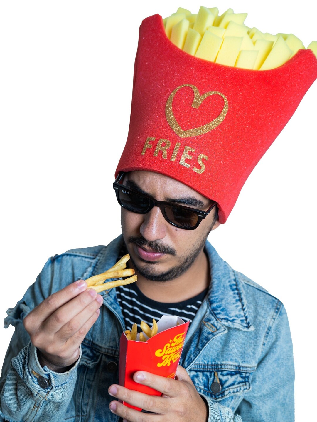 Foam Party Hats French Fries Hat Handmade Food Hat Food - Etsy