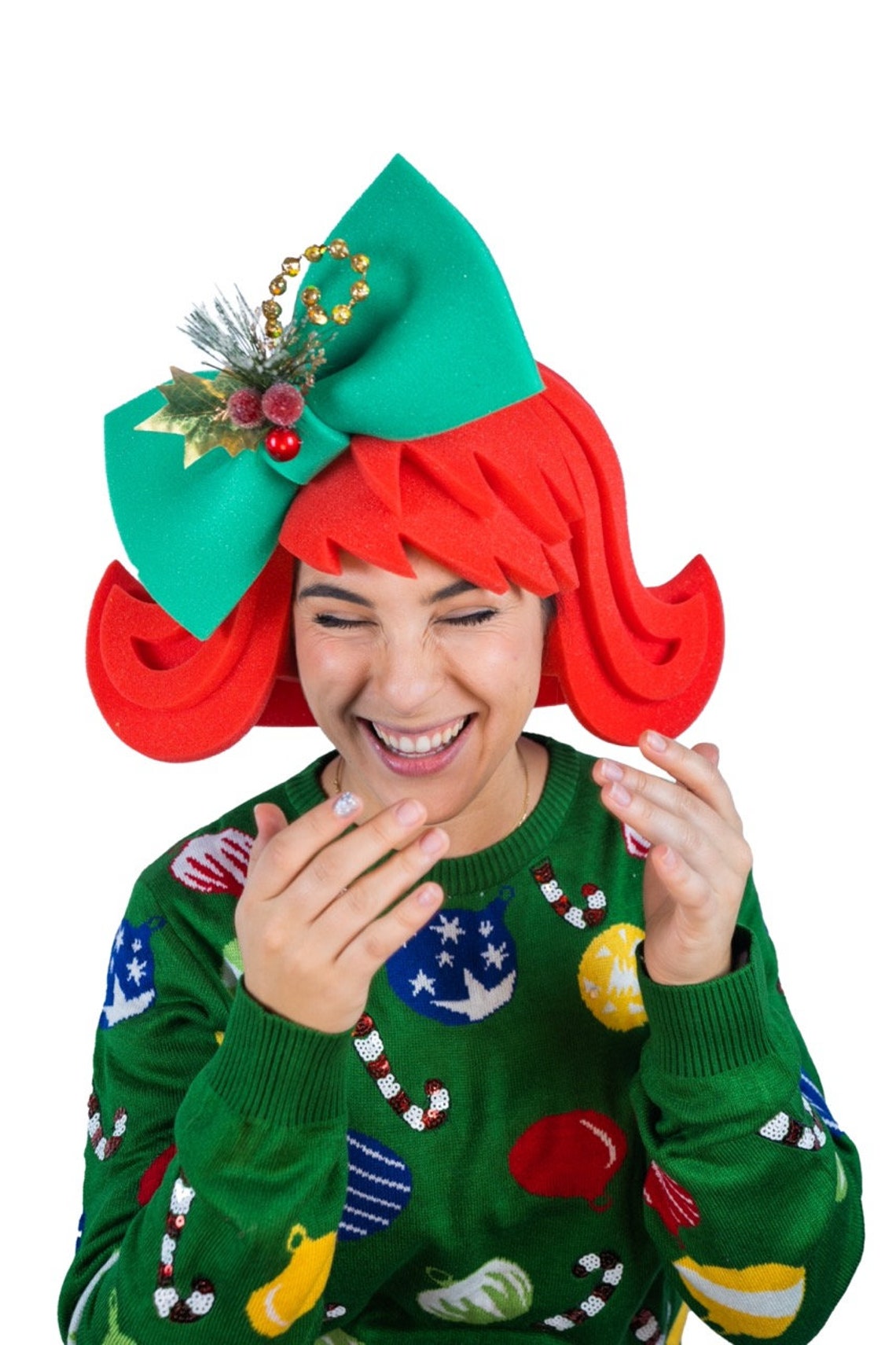 Foam Party Hats Christmas Wig Cosplay Wigs Drag Queen Wig - Etsy
