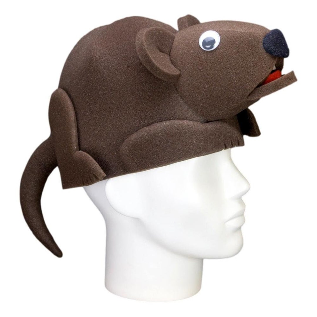 Foam Party Hats Water Rat Hat - Animal Hat - Handmade Animal Hat ...