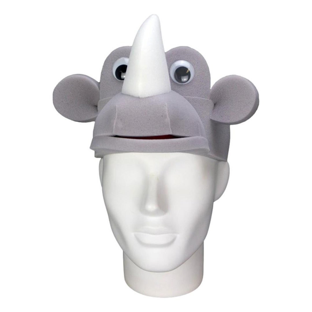 Foam Party Hats Rhino Headband - Safari Animal Headband - Animal ...