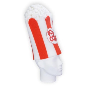 Foam Party Hats Popcorn Hat Popcorn Bag Hat Ready to | Etsy