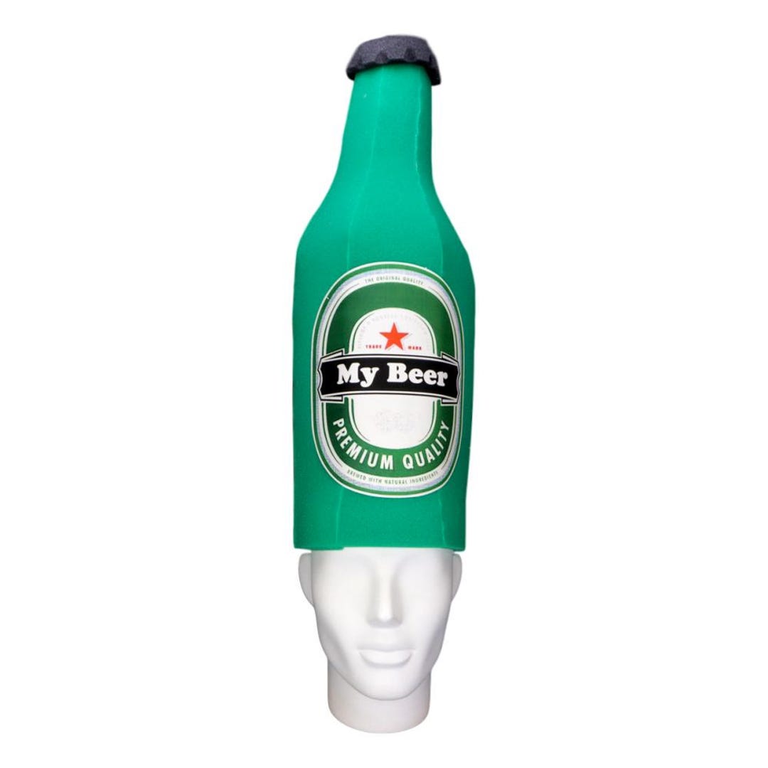 Foam Party Hats Custom Beer Bottle Hat - Beer Lover Gift - Custom Beer ...