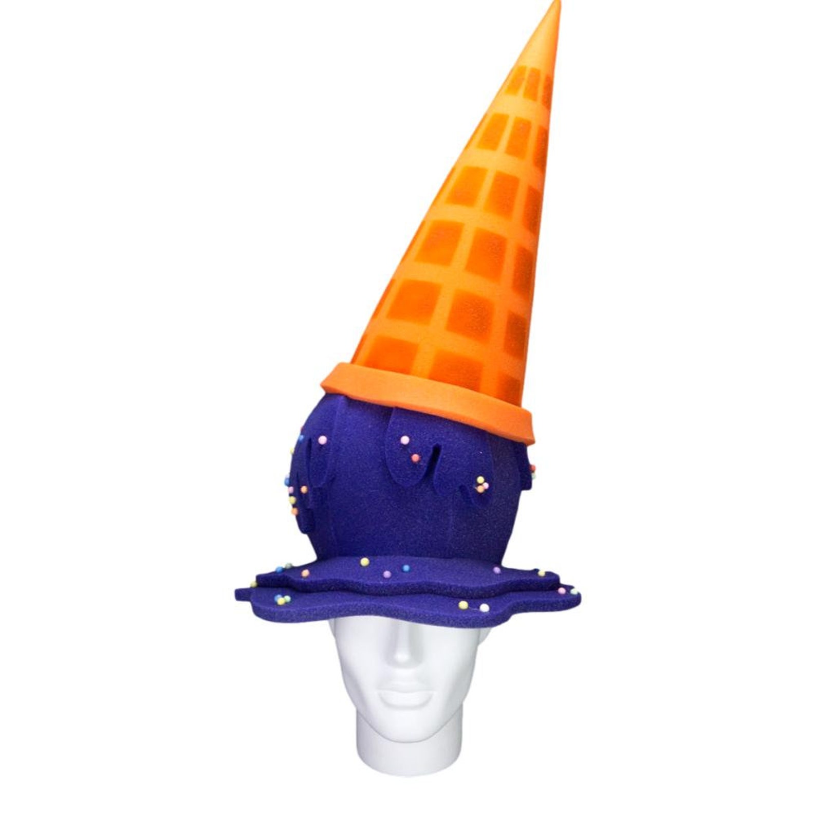Foam Party Hats Ice Cream Cone Hat - Ice Cream Party Hat - Party Decor ...