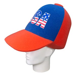 Foam Party Hats Patriotic Giant Baseball Hat - 4th of July Hat ...