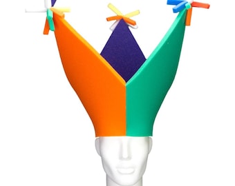 Foam Party Hats Two Points Jester Hat Photo Booth Props | Etsy