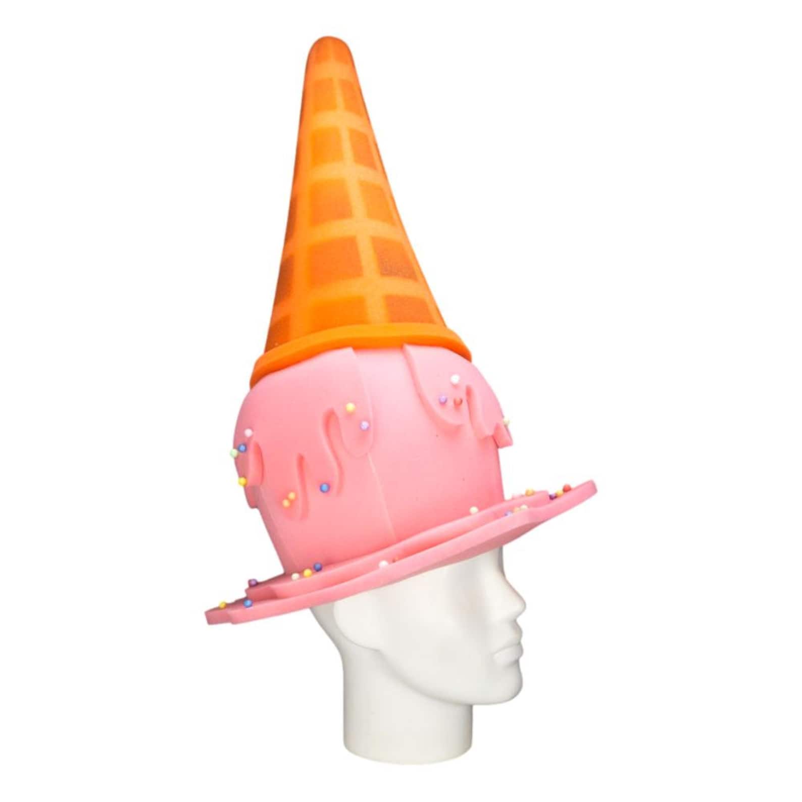 Foam Party Hats Ice Cream Cone Hat Ice Cream Party Hat - Etsy