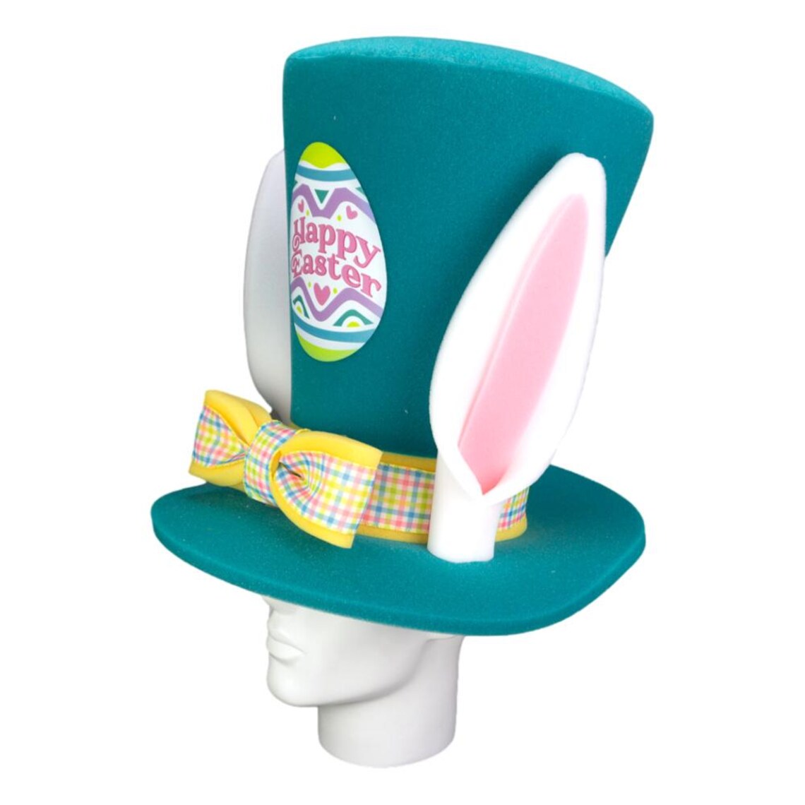Foam Party Hats Easter Top Hat - Happy Easter Hat - Rabbit Mask Hat ...
