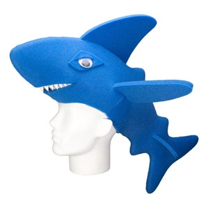 Foam Party Hats Shark Hat - Handmade Shark Hat - Custom Shark Hat ...