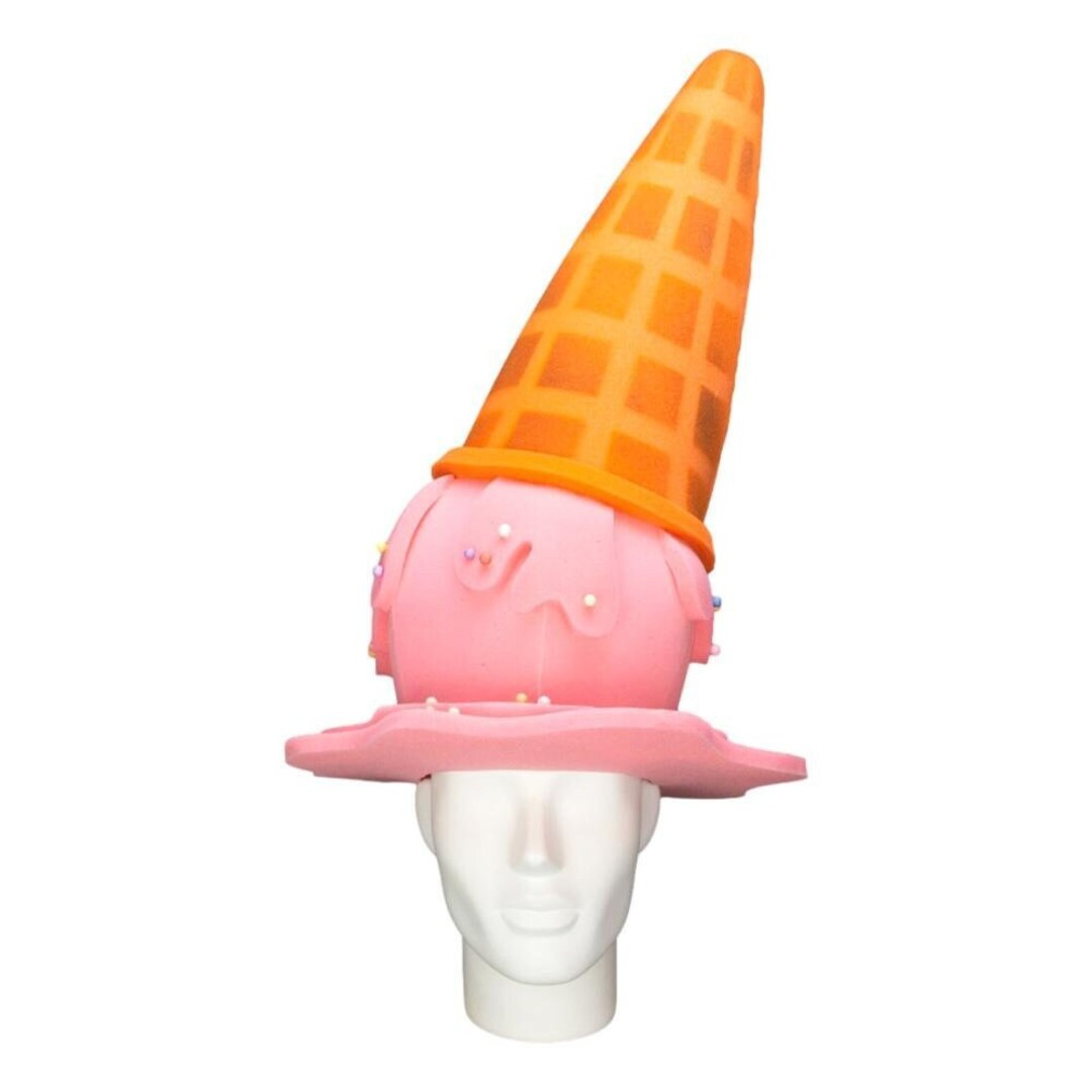 Foam Party Hats Ice Cream Cone Hat Ice Cream Party Hat - Etsy