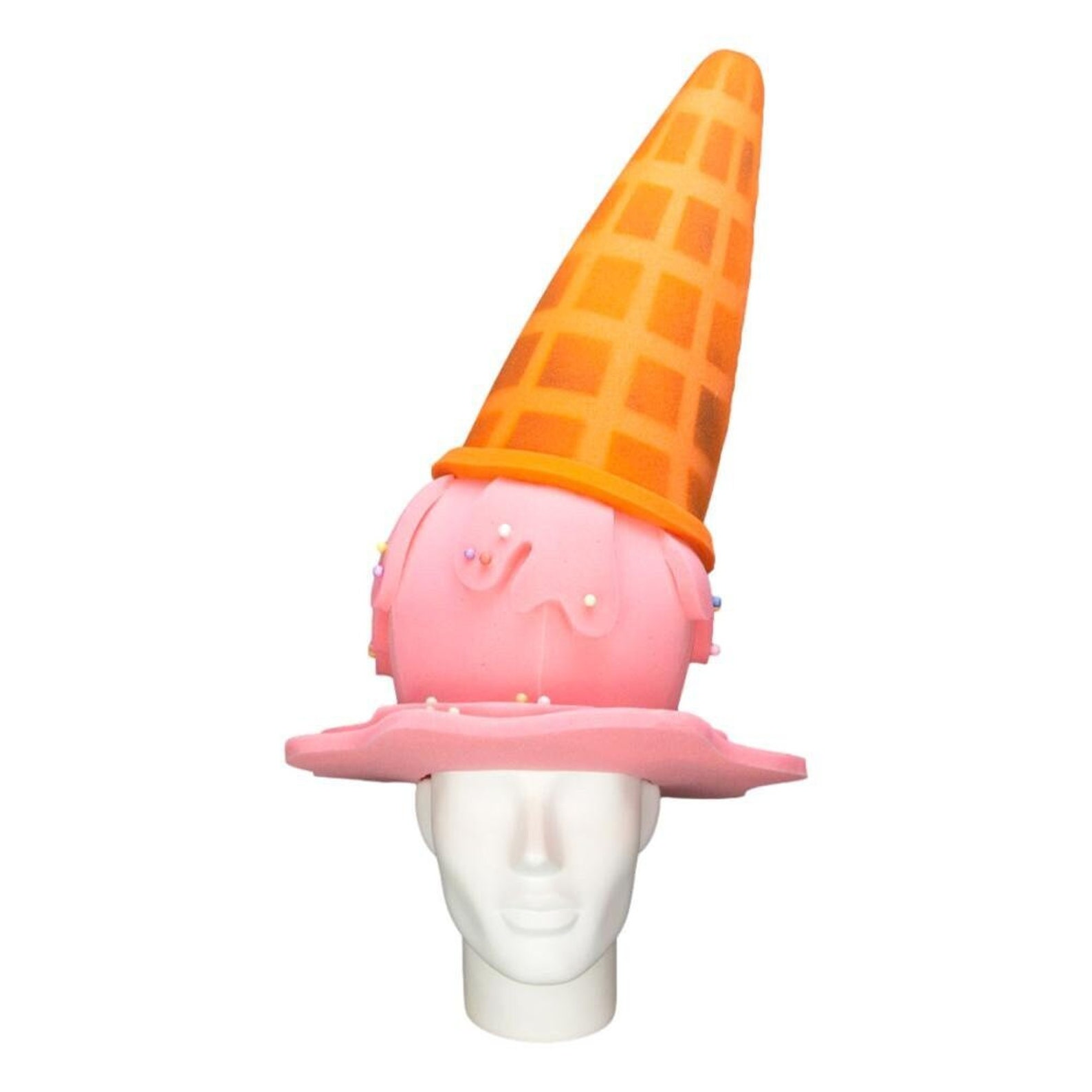 Foam Party Hats Ice Cream Cone Hat Ice Cream Party Hat - Etsy